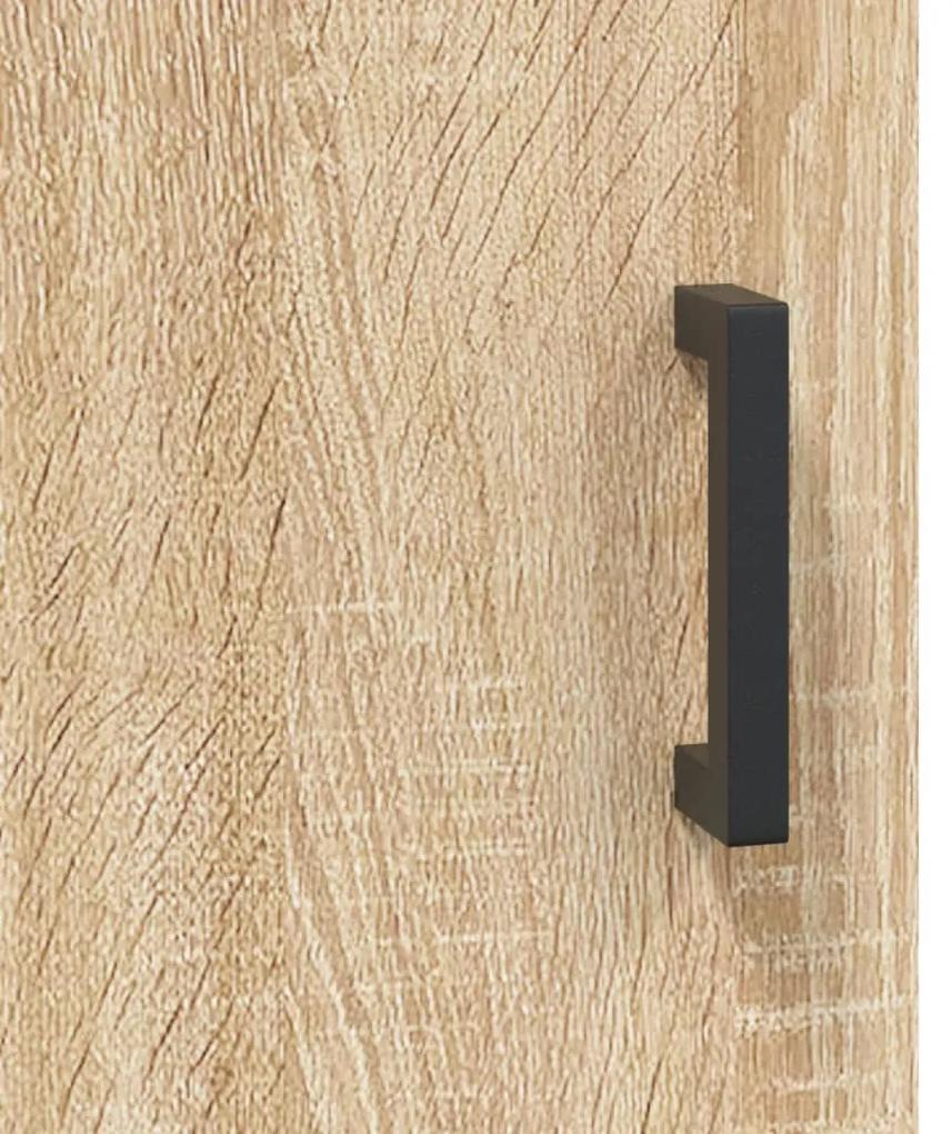 Skříň highboard dub sonoma 69,5 x 34 x 180 cm kompozitní dřevo,  3189512