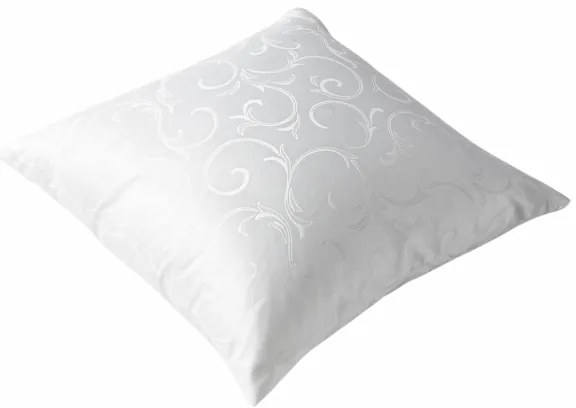Dadka Povlak na polštář damašek Ornella FNR bílá  70x90 cm + léga ze 4 stran