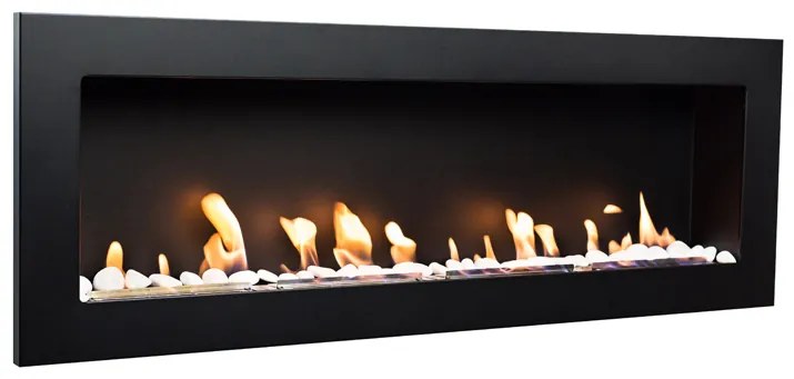 BIO FLAME biokrb Easy L Open černý 115x40 cm