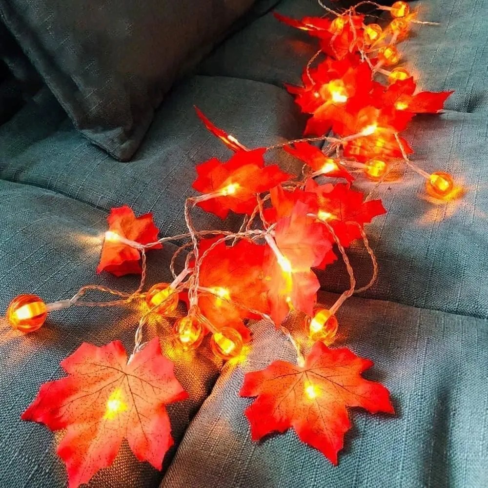 Alegría en Casa LED světelný řetěz - podzimní listí