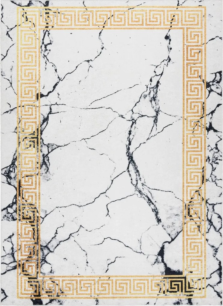 Kusový koberec ANDRE Marble 1126, 160x220, biela, chodba / predsieň, Dywany Łuszczów