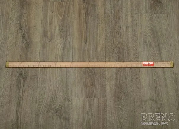 Breno PVC RENOTEX Sundance Oak 547 – tmavé šedohnědé dřevo, šíře 300 cm
