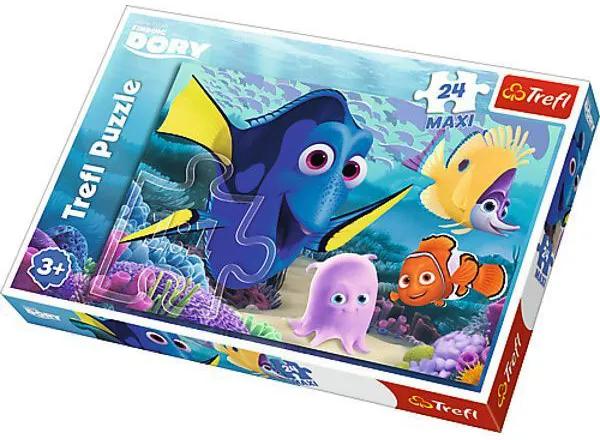 Trefl Maxi puzzle Hledá se Dory papír 24 dílků