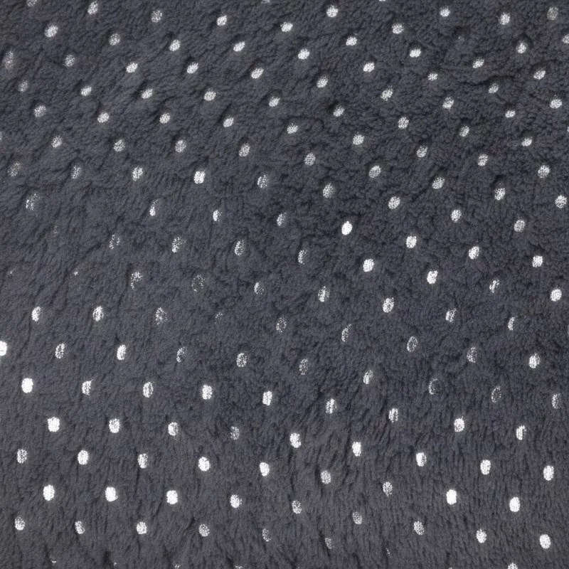 Vánoční deka Home & Styling v šedé barvě 150 × 125 cm