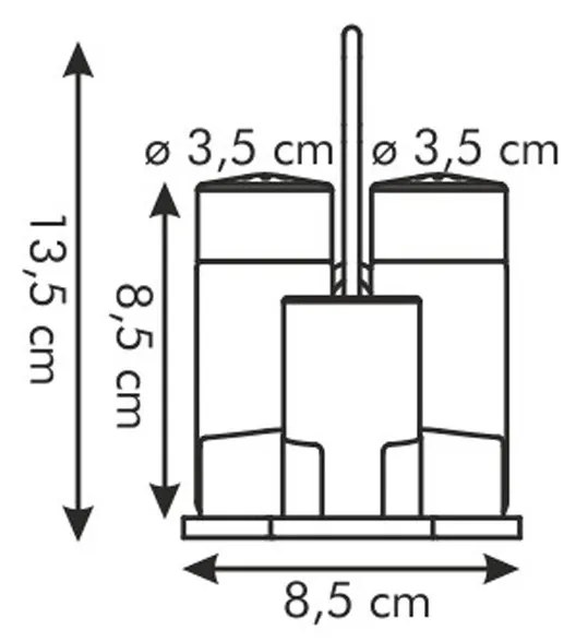TESCOMA Souprava sůl, pepř a párátka CLUB