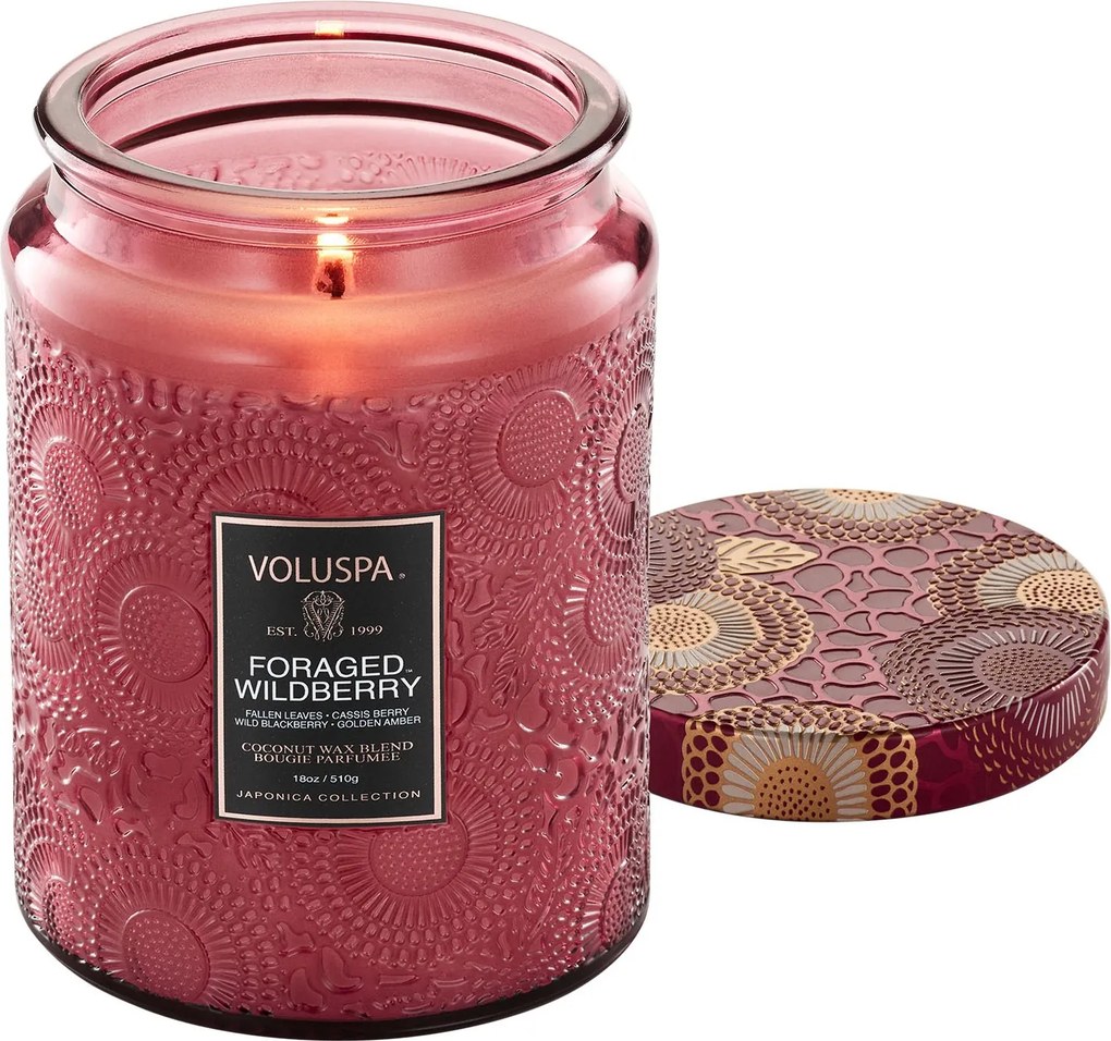 Voluspa svíčka Foraged Wildberry, 510 g