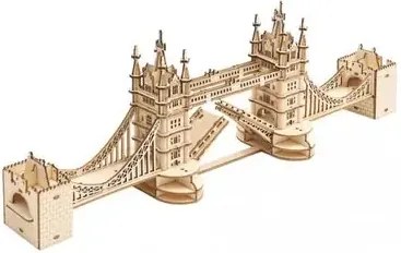 RoboTime dřevěné 3D puzzle most Tower Bridge svítící / od 14 let / 113