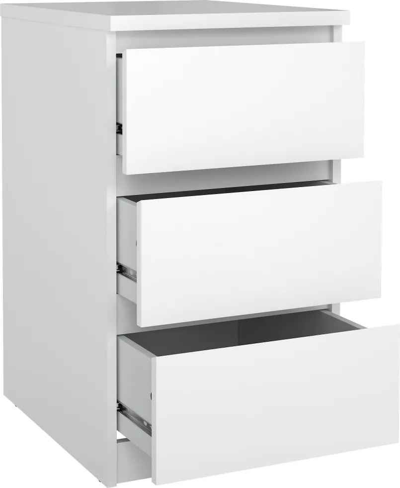 FALCO Komoda Simplicity 237 bílý lesk