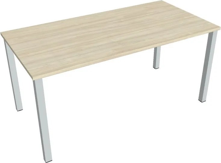 Kancelářský stůl jednací Hobis UJ 1600, deskaakát, černá černá
