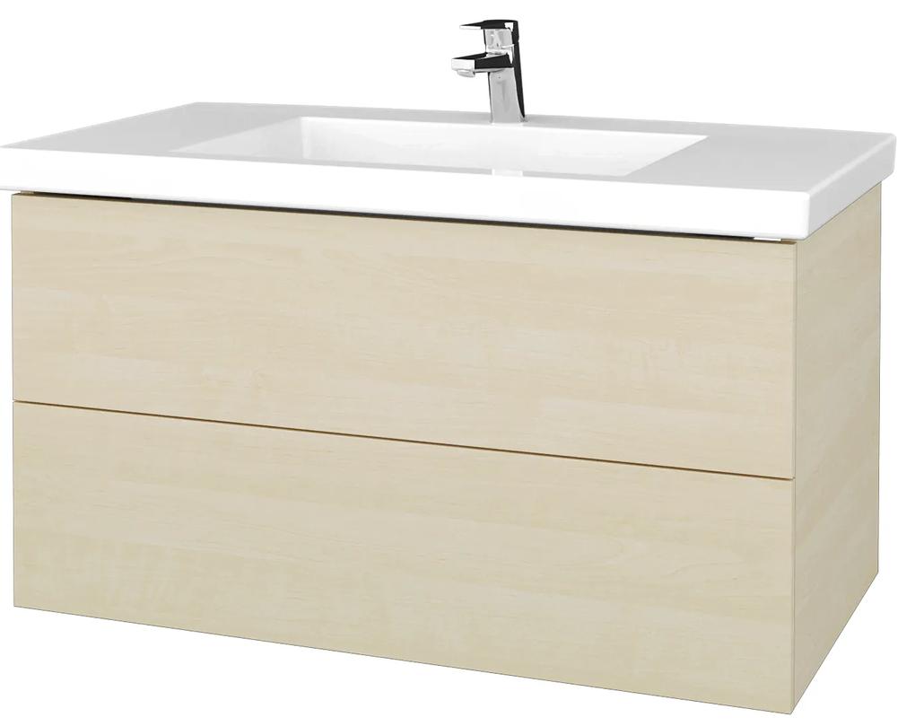 Dřevojas Koupelnová skříňka VARIANTE SZZ2 100 Varianta: N01 Bílá lesk / IND Individual