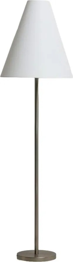 Stojací lampa ve stříbrné barvě s textilním stínidlem (výška 153 cm) Navat – Kave Home