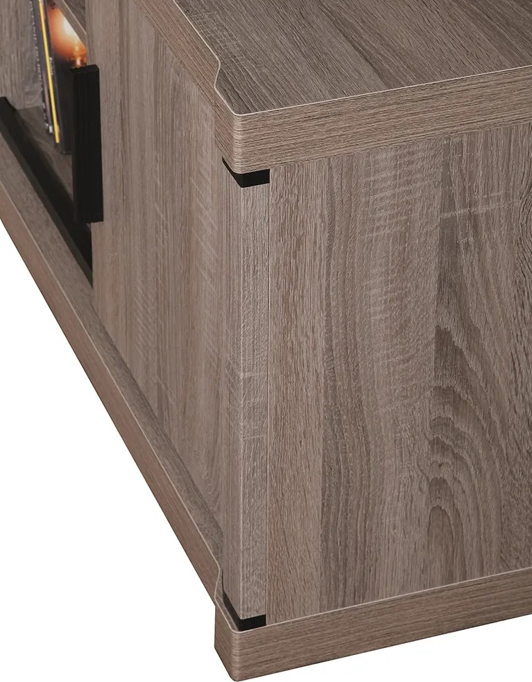 Obývací stěna DALLAS t | 409 cm | sestava B | trufla