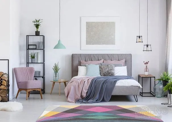 Breno Kusový koberec Vegas home pastel 30/SKS – geometrický vzor, 120x170 cm