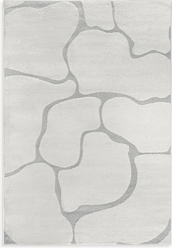 Koberec Alba5, 200x290 cm, stříbrný