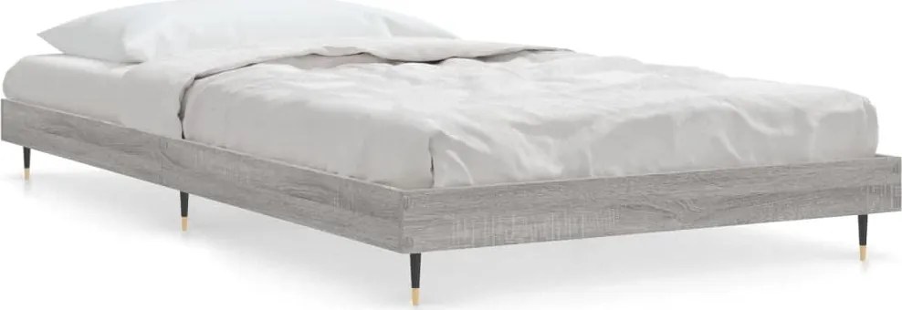 vidaXL Rám postele 100 x 200 cm kompozitní dřevo [832163] Barva: Betonová šedá