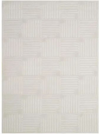 Odolný 3D koberec KORDOBA K4 BÍLÁ 200x280 cm