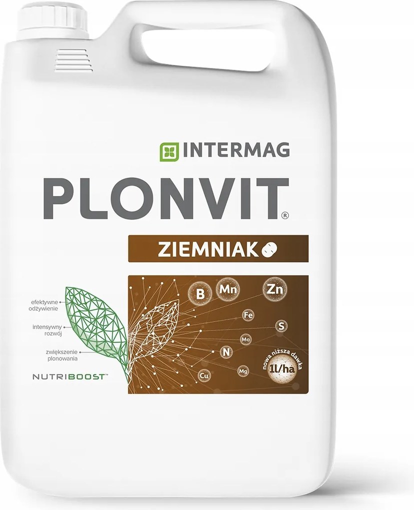 Plonvit brambor Nutriboost výživné hnojivo na brambory, kartofle 5 l