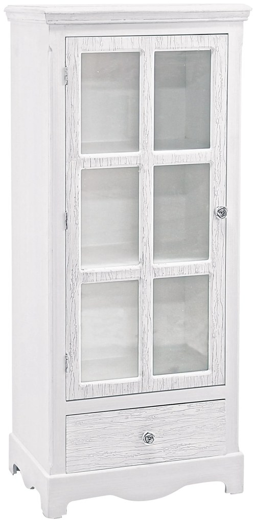 BIZZOTTO Dřevěná vitrína BLANC bílá 0744187