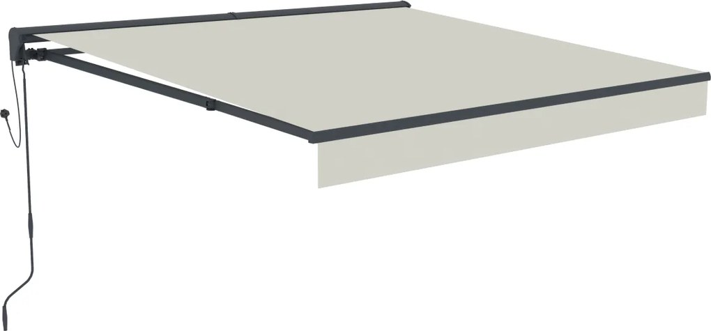 Elektrická markýza BestBerg BBSU-E295BG / 295 x 250 cm / béžová