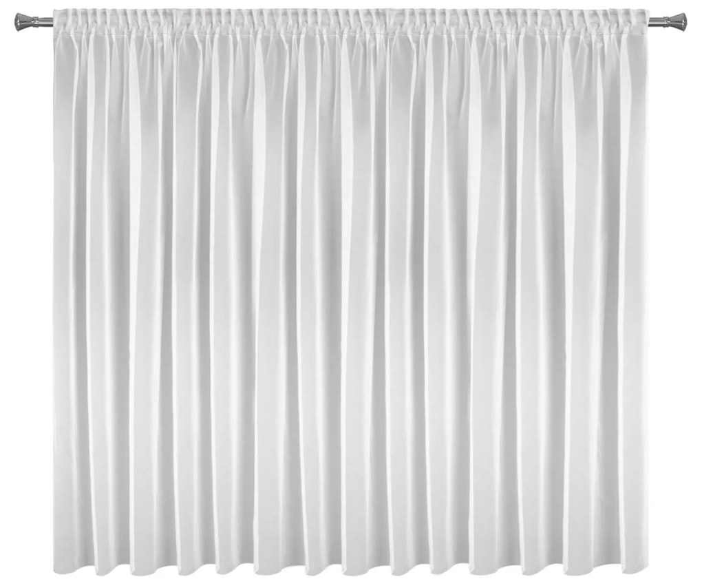 ZÁCLONA NA PÁSCE ESEL 350X150 CM BÍLÁ