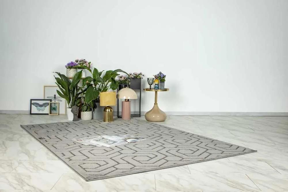 Lalee Kusový koberec Amira 202 Grey Rozměr koberce: 200 x 290 cm