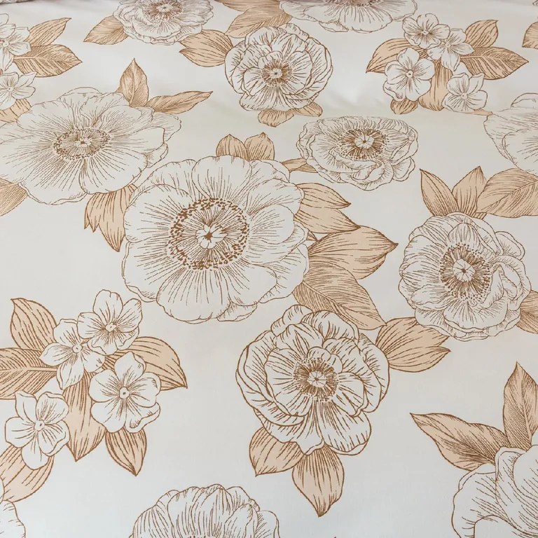 Povlečení z mikrovlákna SYLVERA hnědé Rozměr povlečení: 70 x 80 cm | 140 x 200 cm