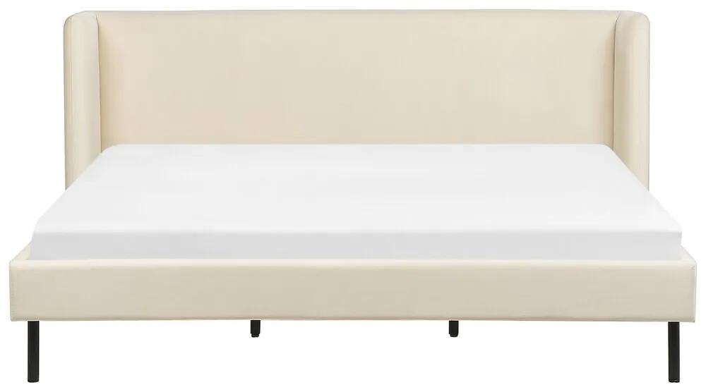 Manželská postel 180 cm Aimei (béžová) (s roštem). 1077671