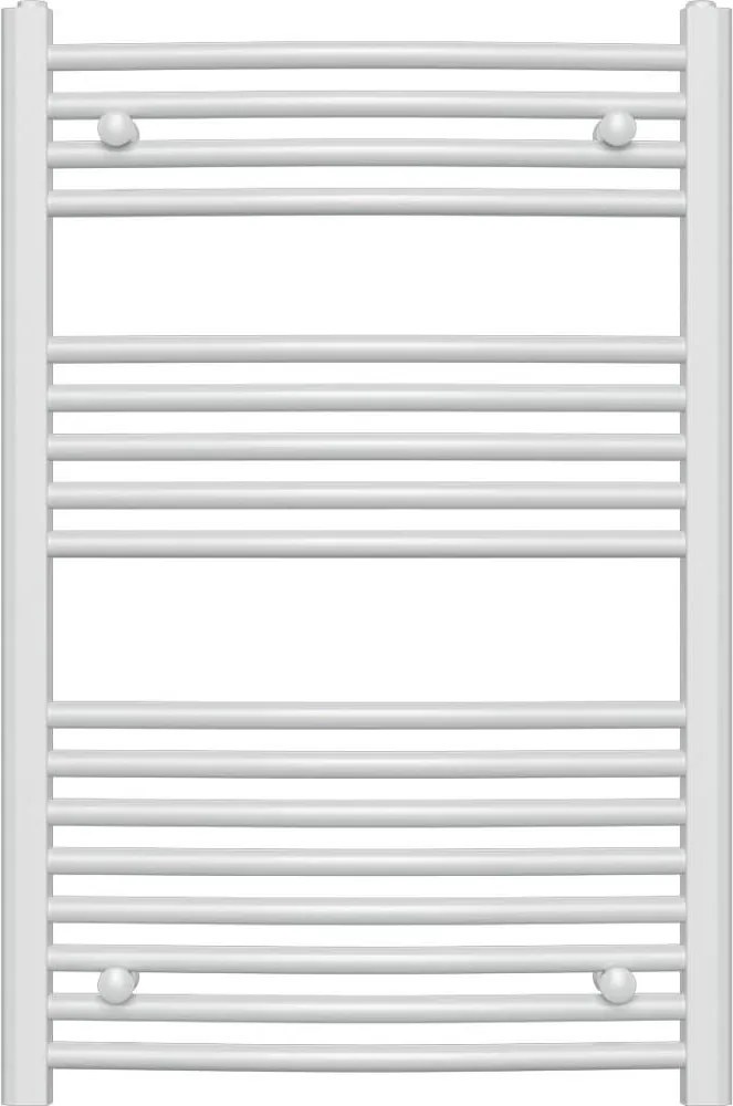 Novaservis - Koupelnový žebříkový radiátor 478W/230V 90x60 cm bílá oblý