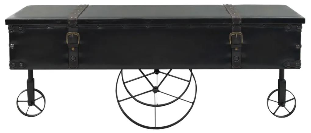 Konferenční stolek MDF a jedlové dřevo 110 x 55 x 43 cm - Default Title