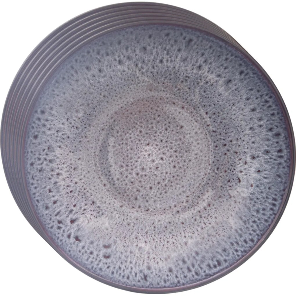 Orion Sada keramických hlubokých talířů Glaze fialová 20,5 cm, ks