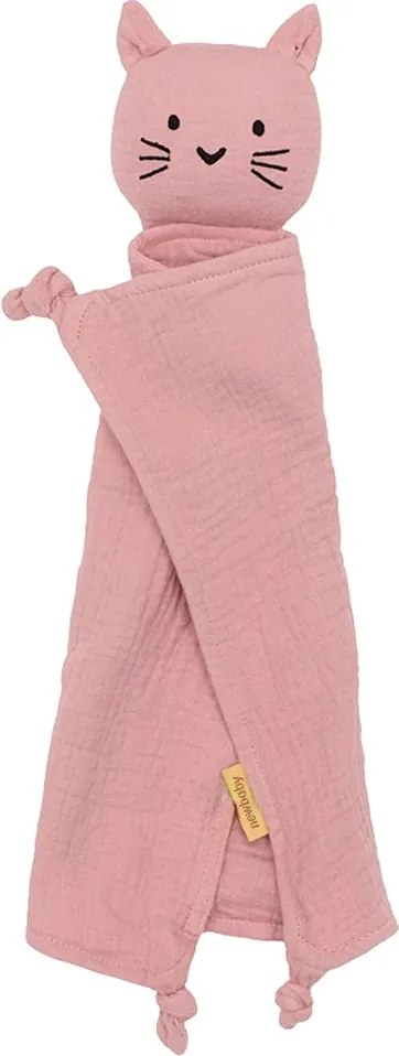 Mušelínový usínáček New Baby Cat pink