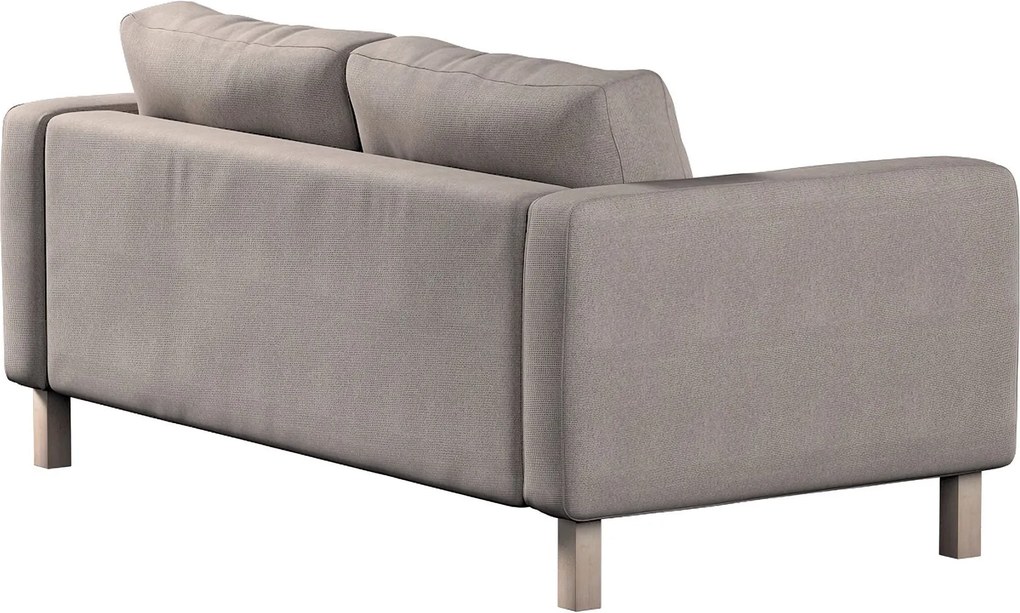 Potah na pohovku IKEA Karlstad 2-místná, nerozkládací, krátký barva béžová látka pletený vzor