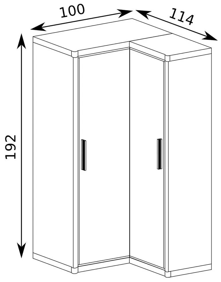 Sestava skříní DALLAS s - sonoma
