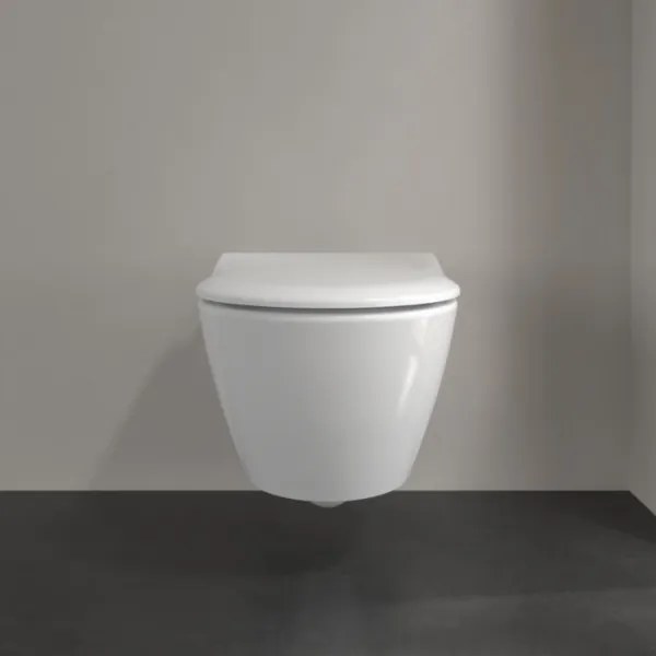 Villeroy & Boch 5614R201 -Závěsné WC s prk SoftClose SUBWAY keramika/bílá