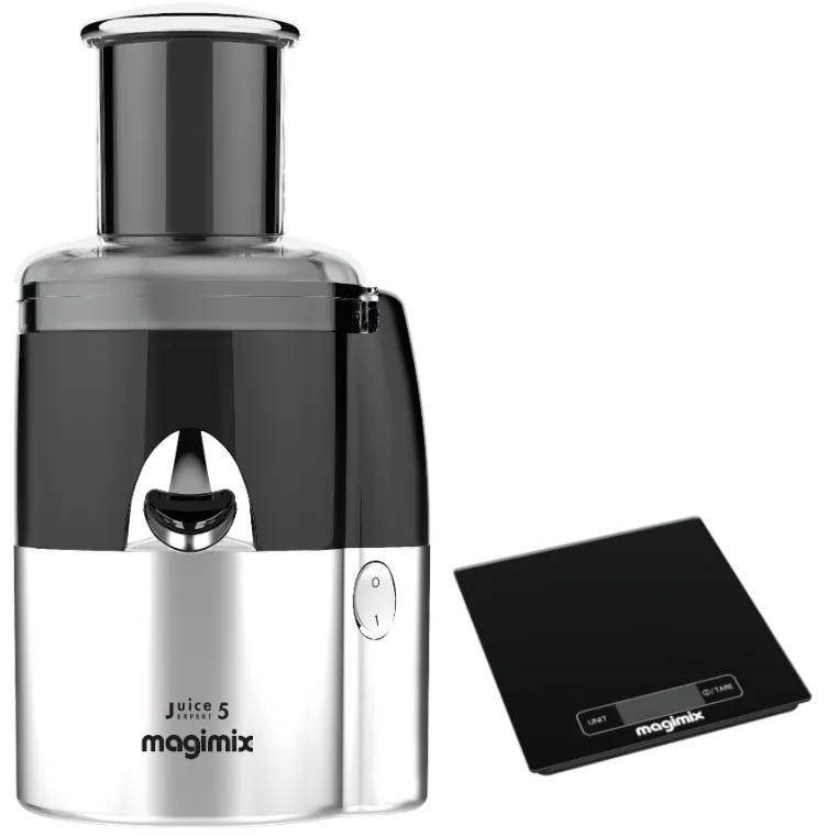 Magimix | ELM18093 Multifunkčný odšťavovač Juice Expert 5 | matný chróm a čierna