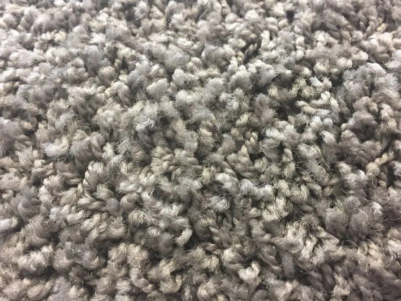 Vopi | Kusový koberec Color Shaggy šedý - Srdce průměr 120 cm