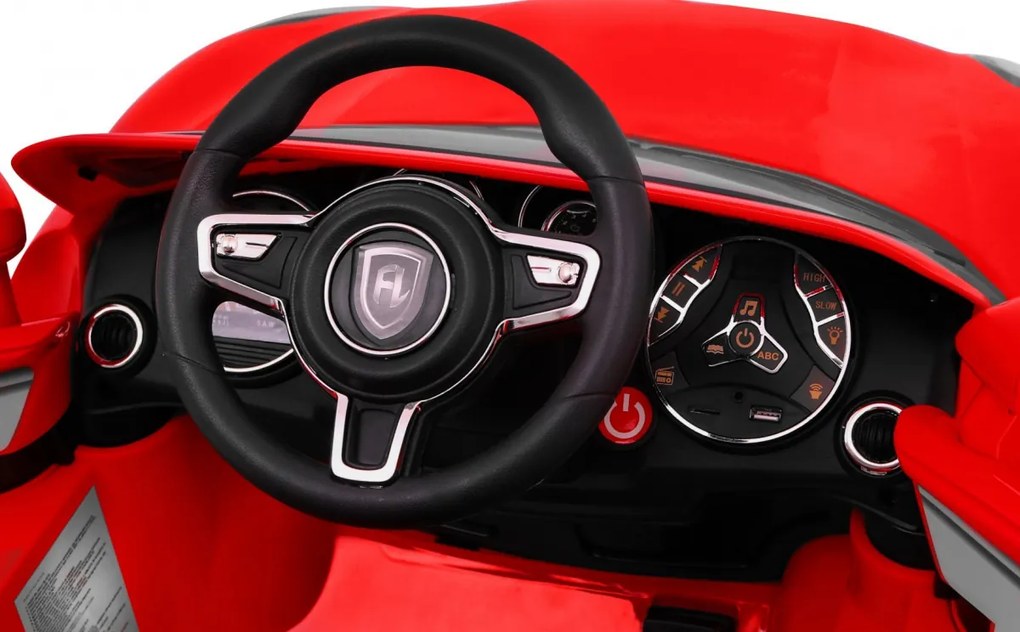 Ramiz Elektrické autíčko Turbo-S SUV pro děti červené + dálkové ovládání