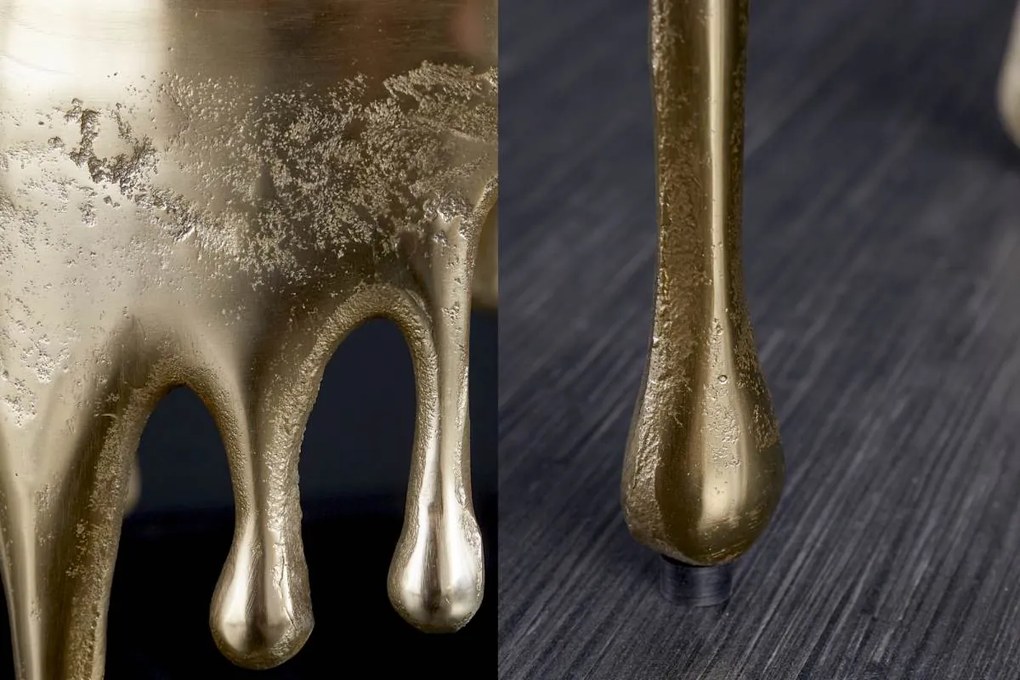 Designový konferenční stolek Gwendolyn 51 cm zlatý