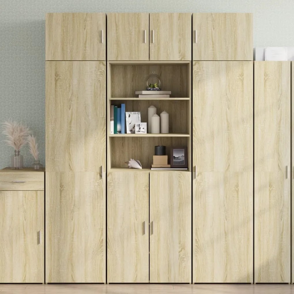 Úzká úložná dub sonoma 70x42,5x225 cm kompozitní dřevo 3281317