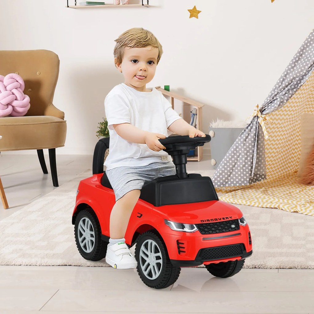 Costway Pojízdné auto s úložným prostorem, pojízdné auto, dětské