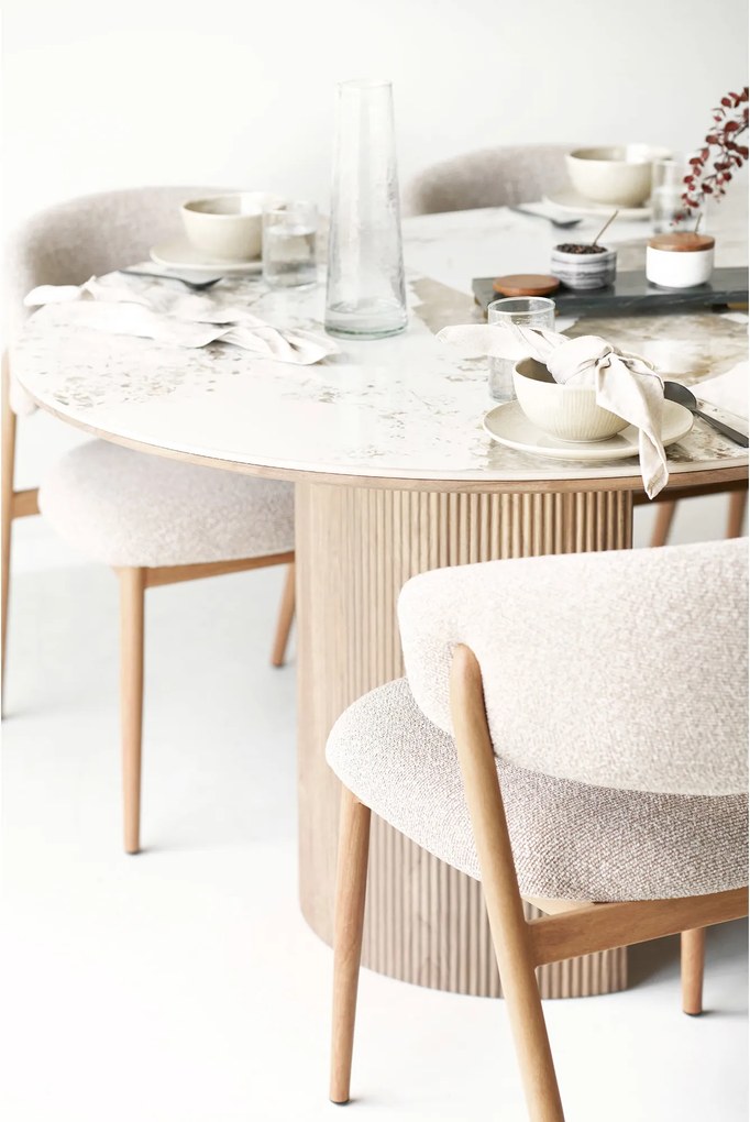 House Nordic Jídelní židle CAVI béžová 1001483