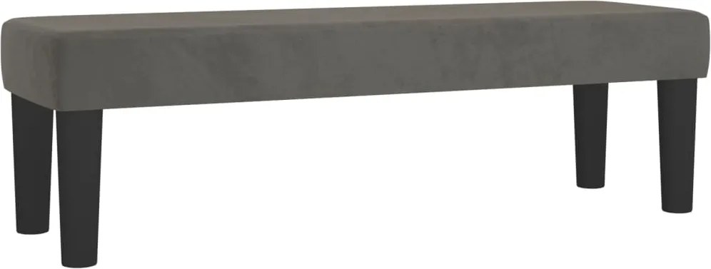 Box spring postel s matrací tmavě šedá 140x200 cm samet 3137726