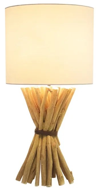 Designová stolní lampa Leonel 54 cm longan