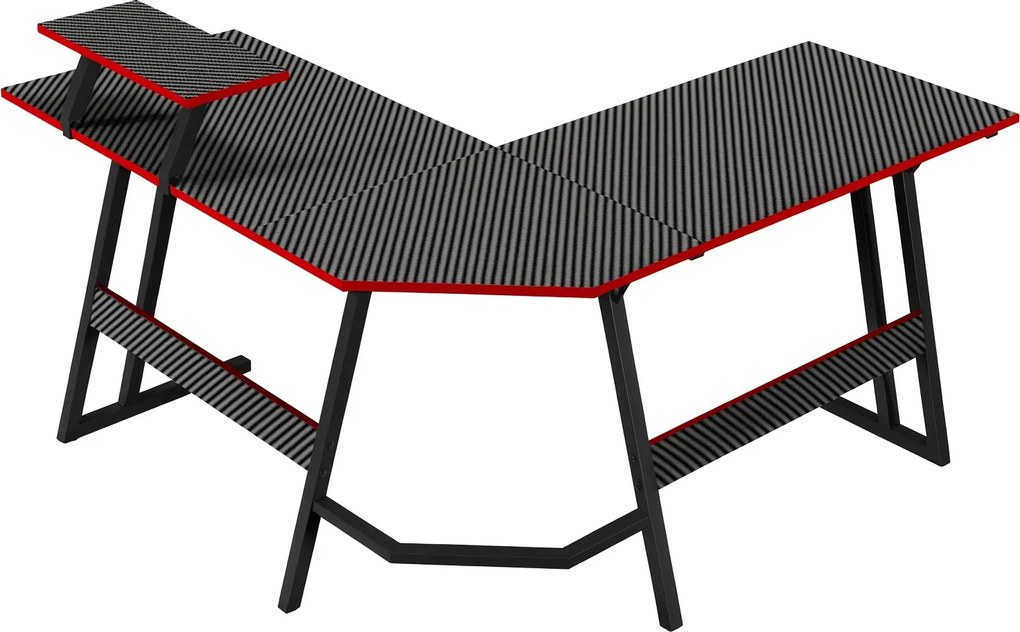 Herní stůl BG02 černý 130 cm