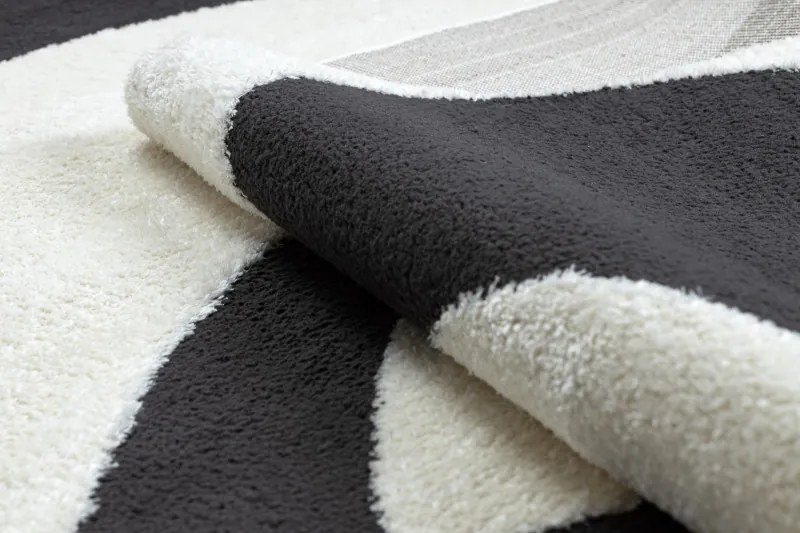 Dywany Łuszczów, Kusový koberec Mode 8531 abstract cream/black, 240x330, bílá, černobílá, kancelář