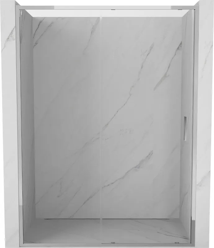Mexen Exo, posuvné sprchové dveře, 170 cm, transparentní sklo, chrom, 8151-170-000-01-00