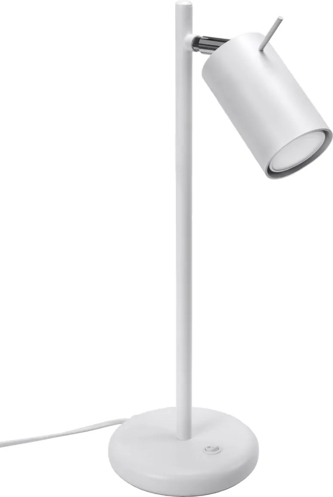 Sollux Lighting Stolní lampa RING bílá
