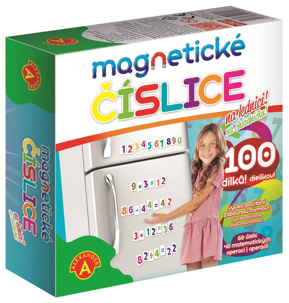 Magnet magnetické číslice na lednici