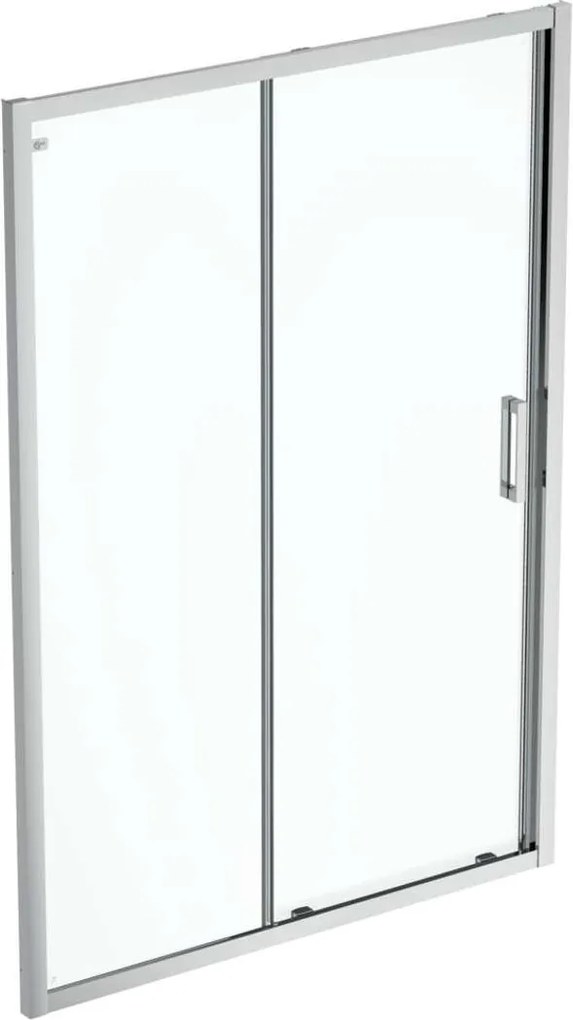 Ideal Standard - Posuvné sprchové dveře, dvoudílné, 110 cm, silver bright/čiré sklo K9275EOROZ1