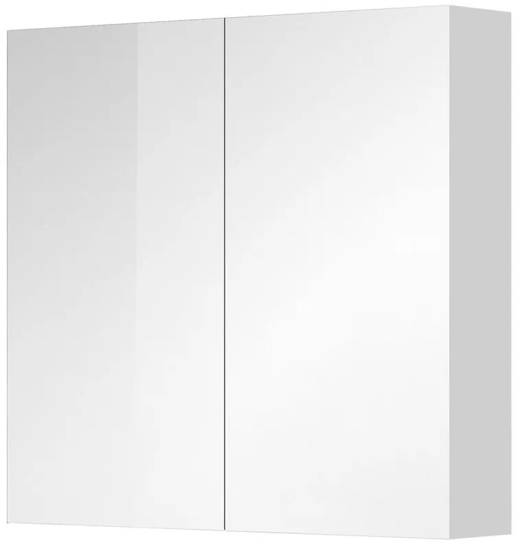 Mereo Mereo, Koupelnová galerka 60 cm nebo 80 cm, zrcadlová skříňka, 2x dveře, bílá, CN717GB